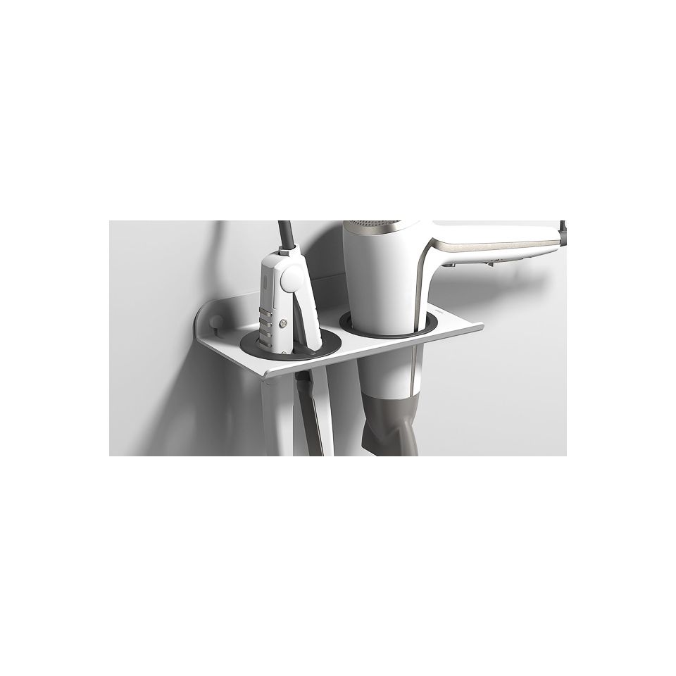 Soporte plancha & secador quick aluminio